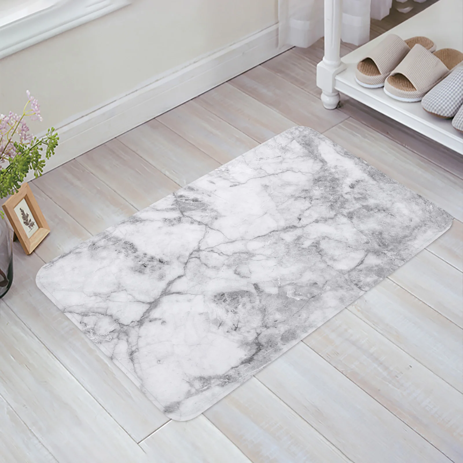 Excavator Car Vehicle Road Sign Entrance Doormat Kitchen Mat Carpet ...