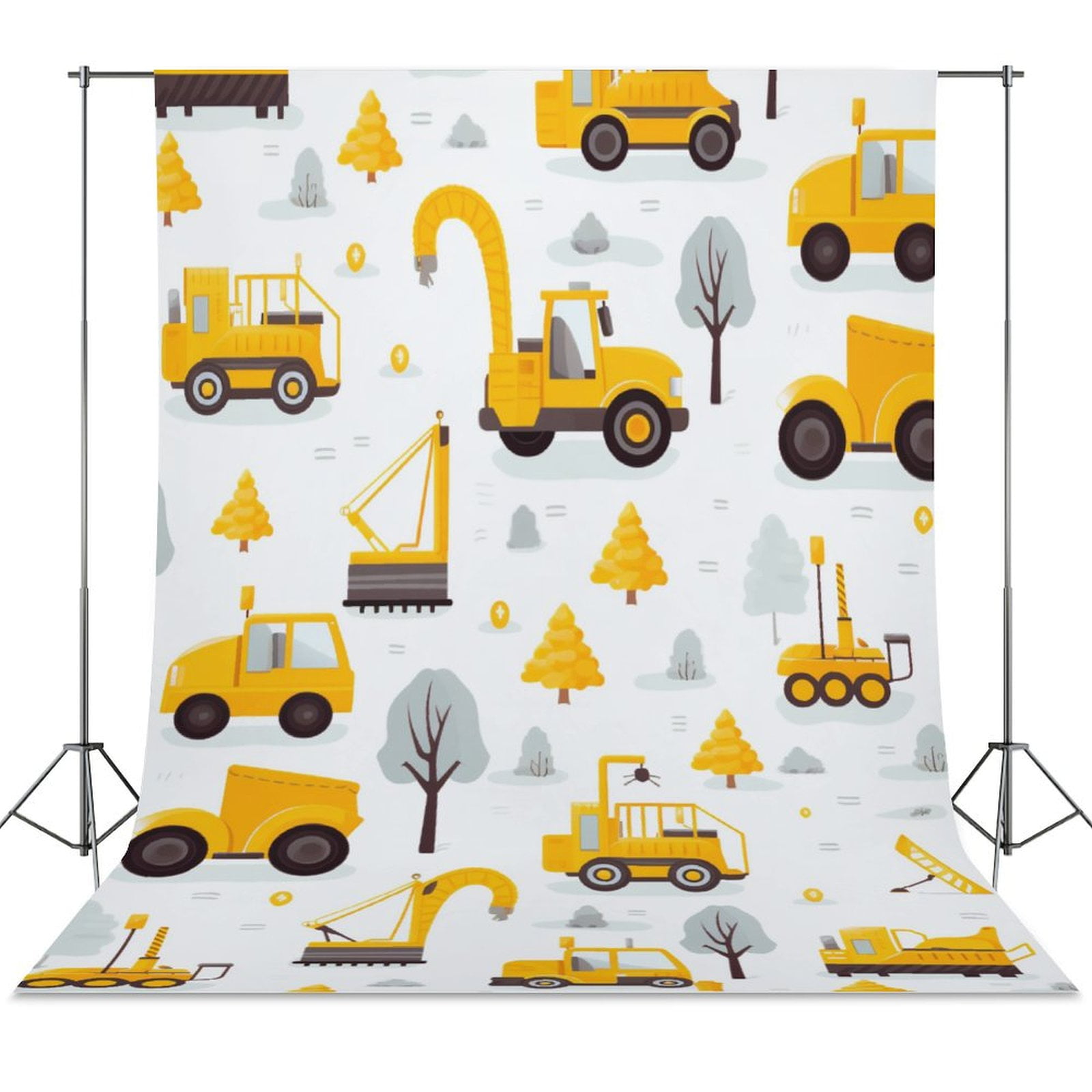Excavator Construction Vehicle Truck Backdrop Background for ...