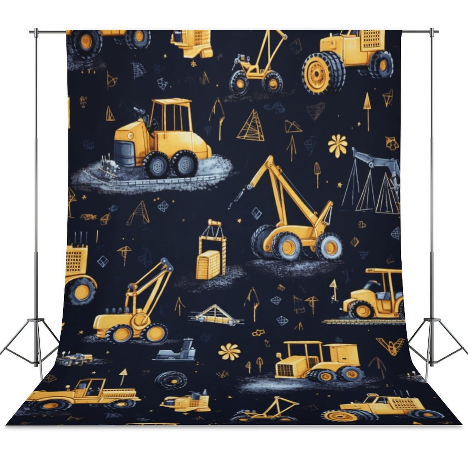 Excavator Construction Vehicle Truck Backdrop Background for ...