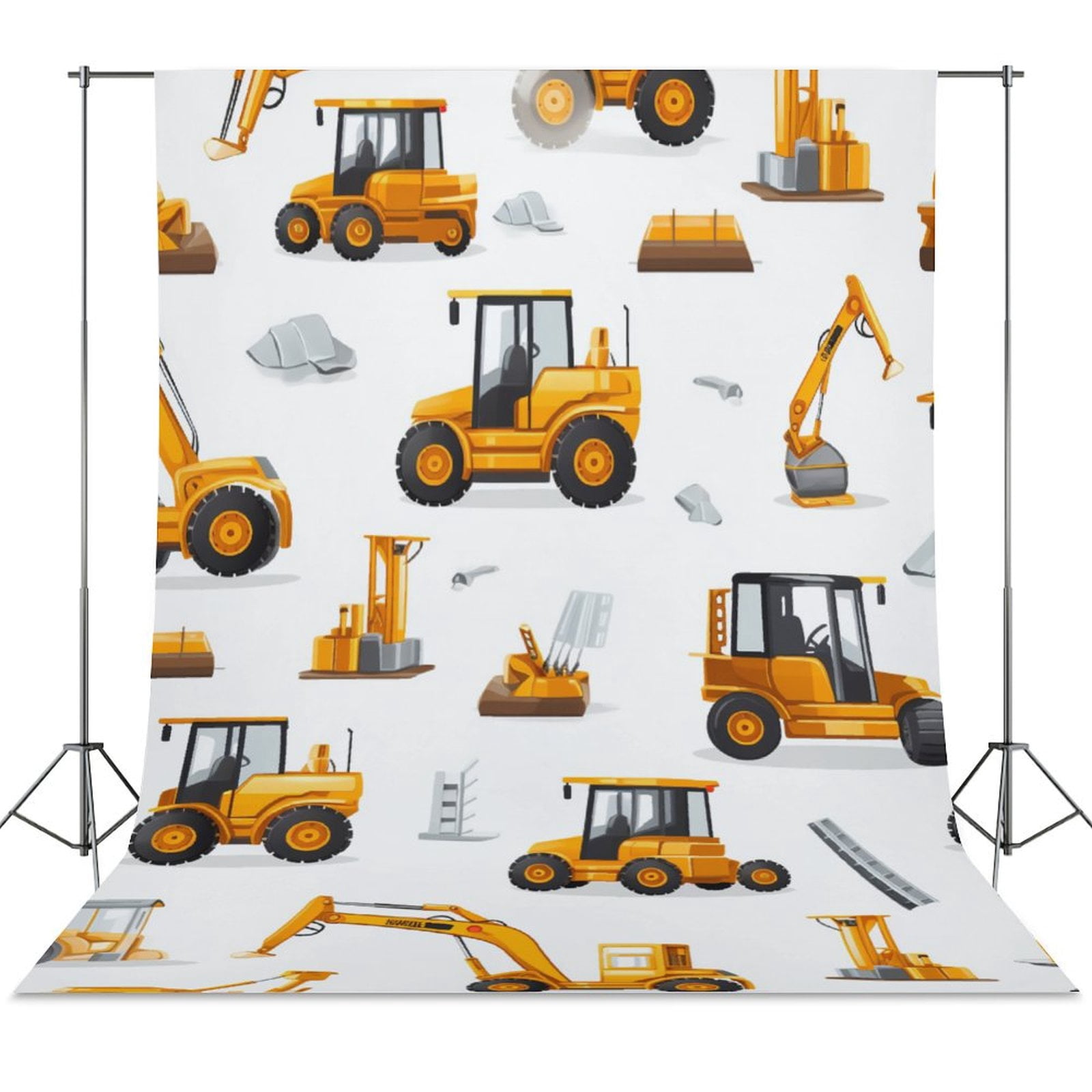 Excavator Construction Vehicle Truck Backdrop Background for ...