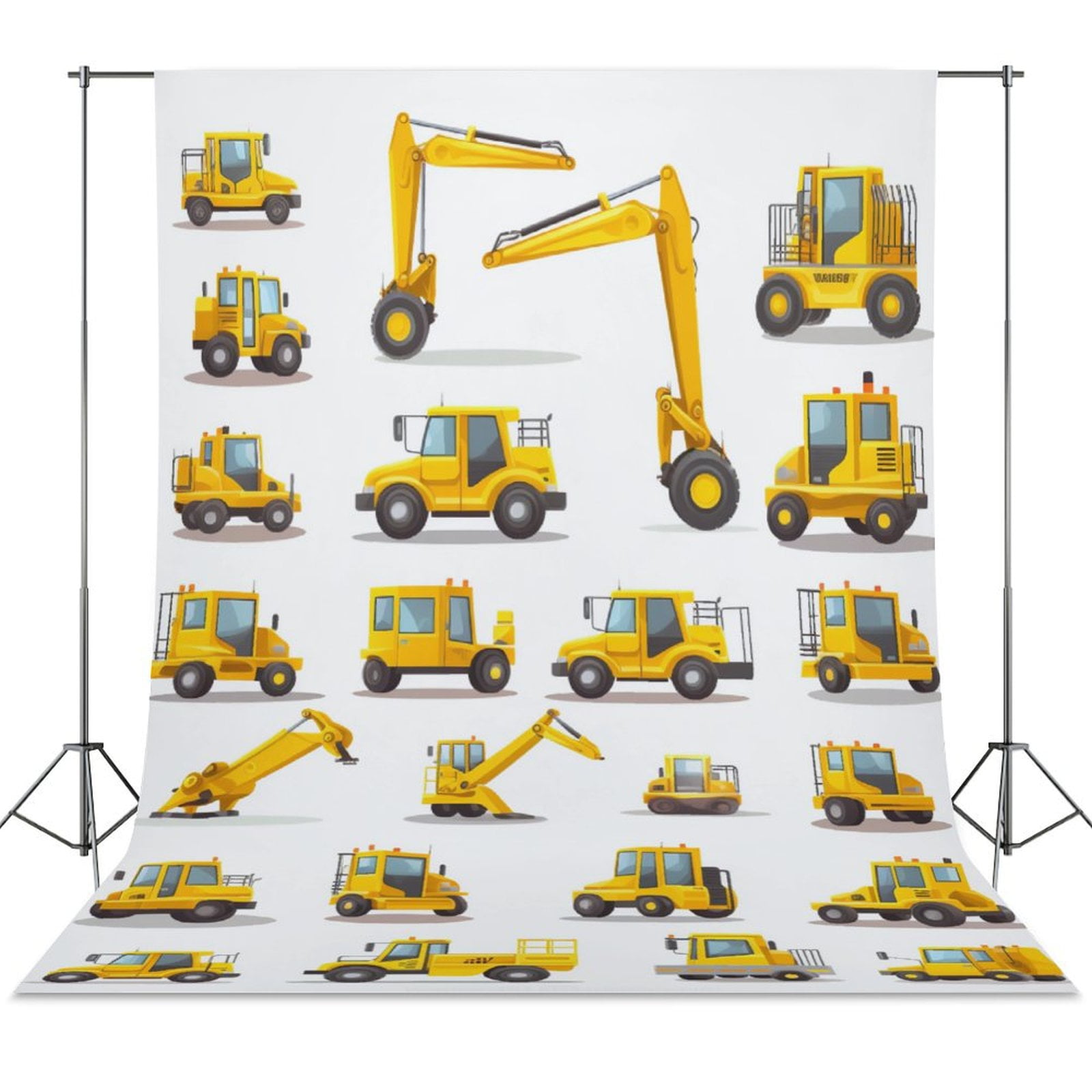 Excavator Construction Vehicle Truck Backdrop Background for ...