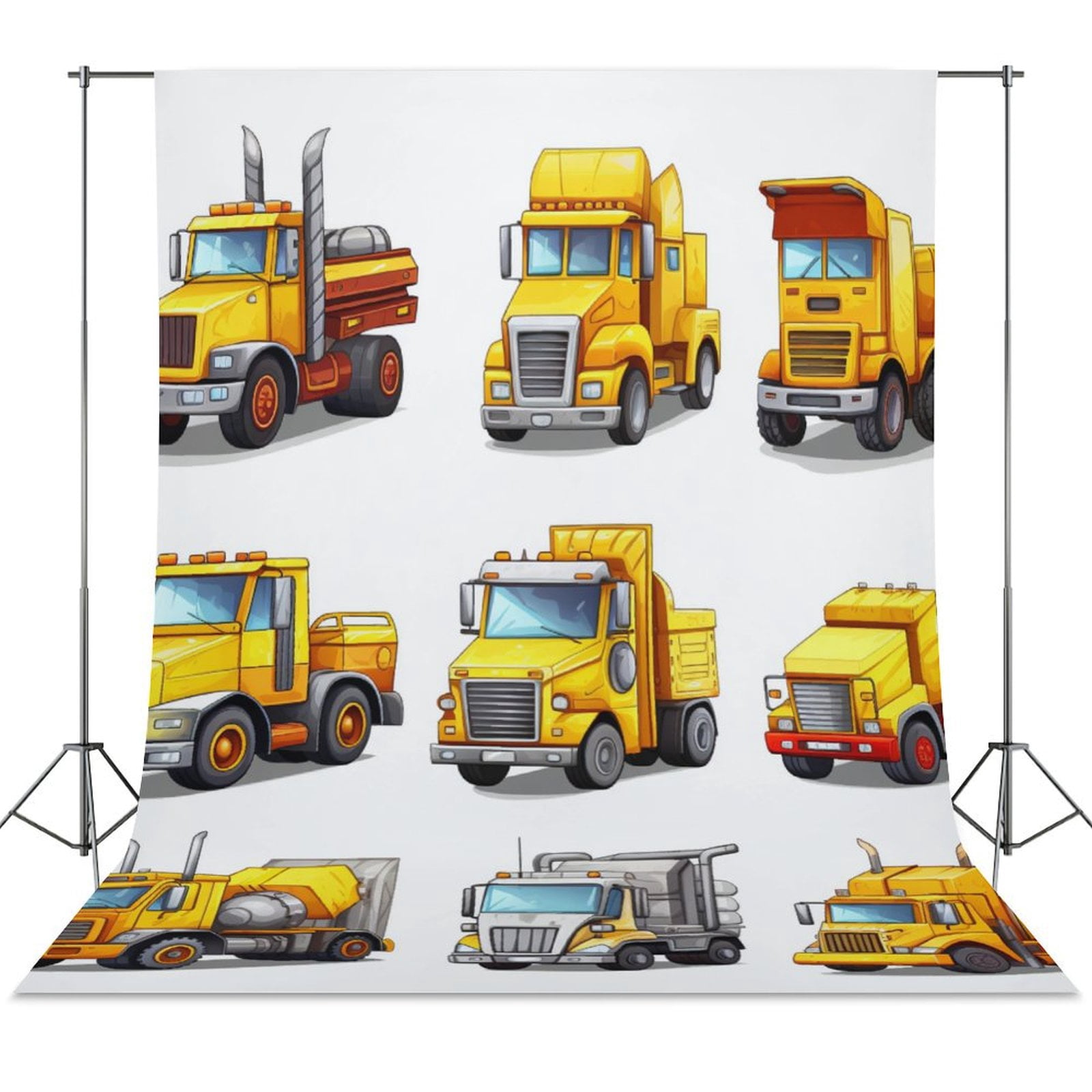 Excavator Construction Vehicle Truck Backdrop Background for ...