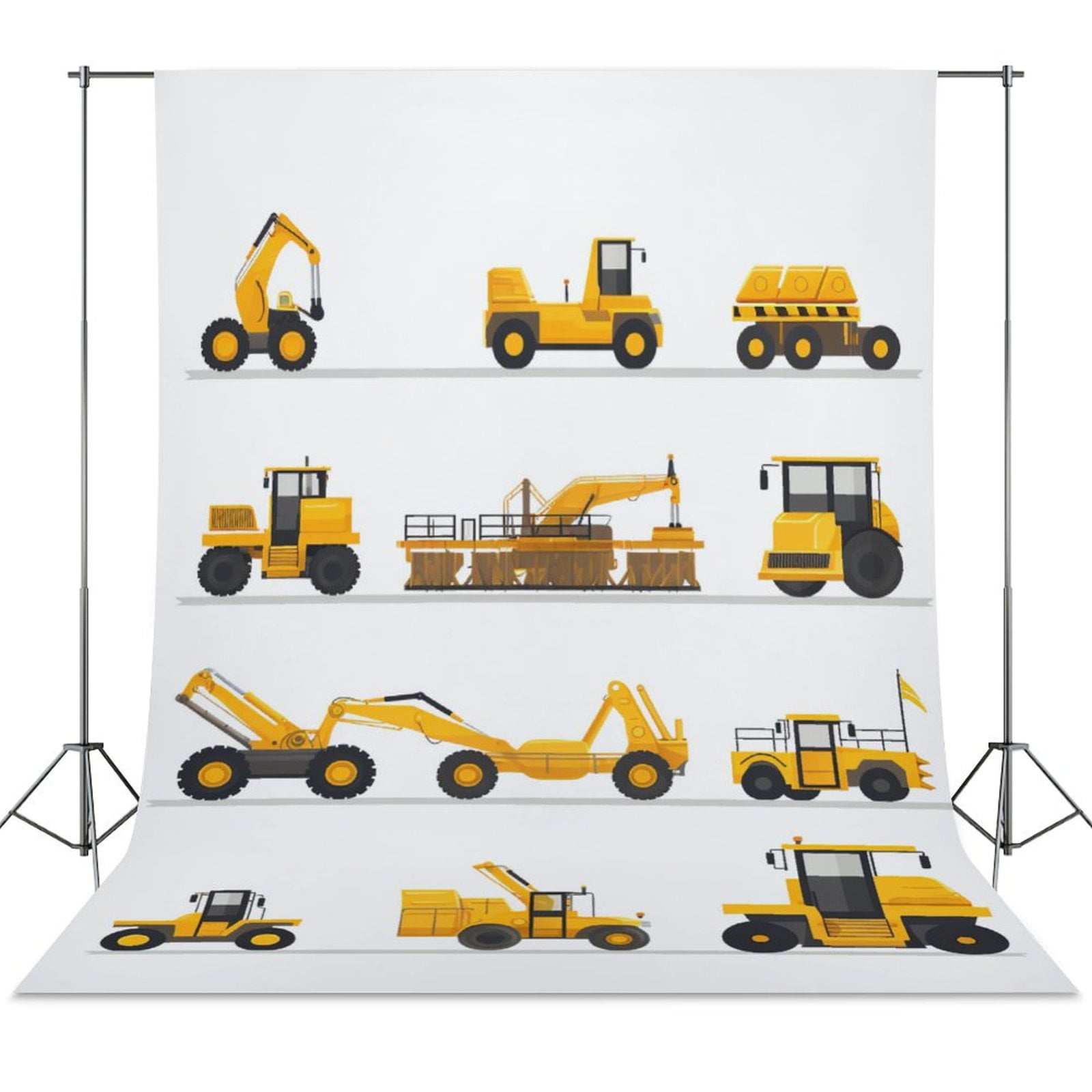 Excavator Construction Vehicle Truck Backdrop Background for ...