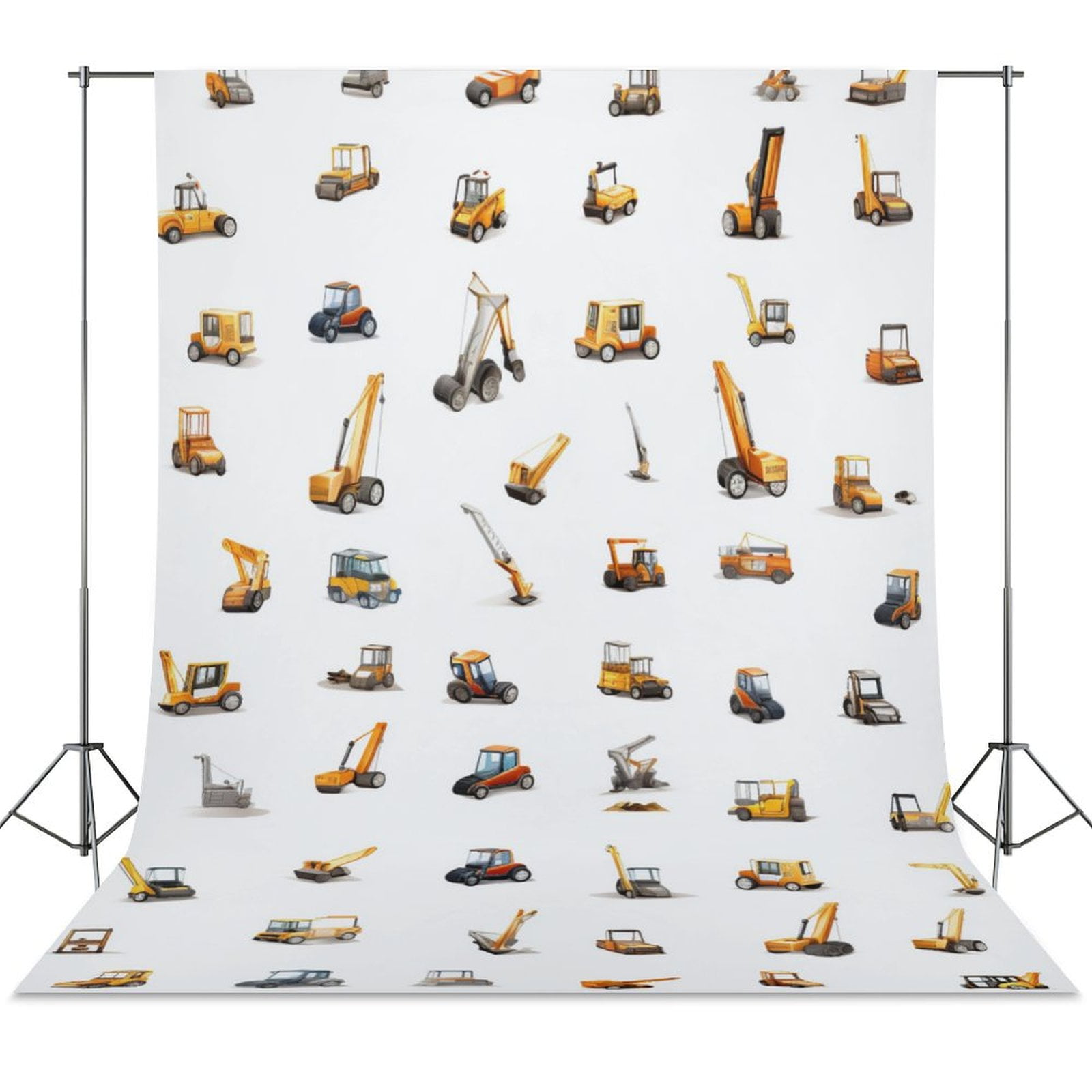 Excavator Construction Vehicle Truck Backdrops for Photography Kids ...