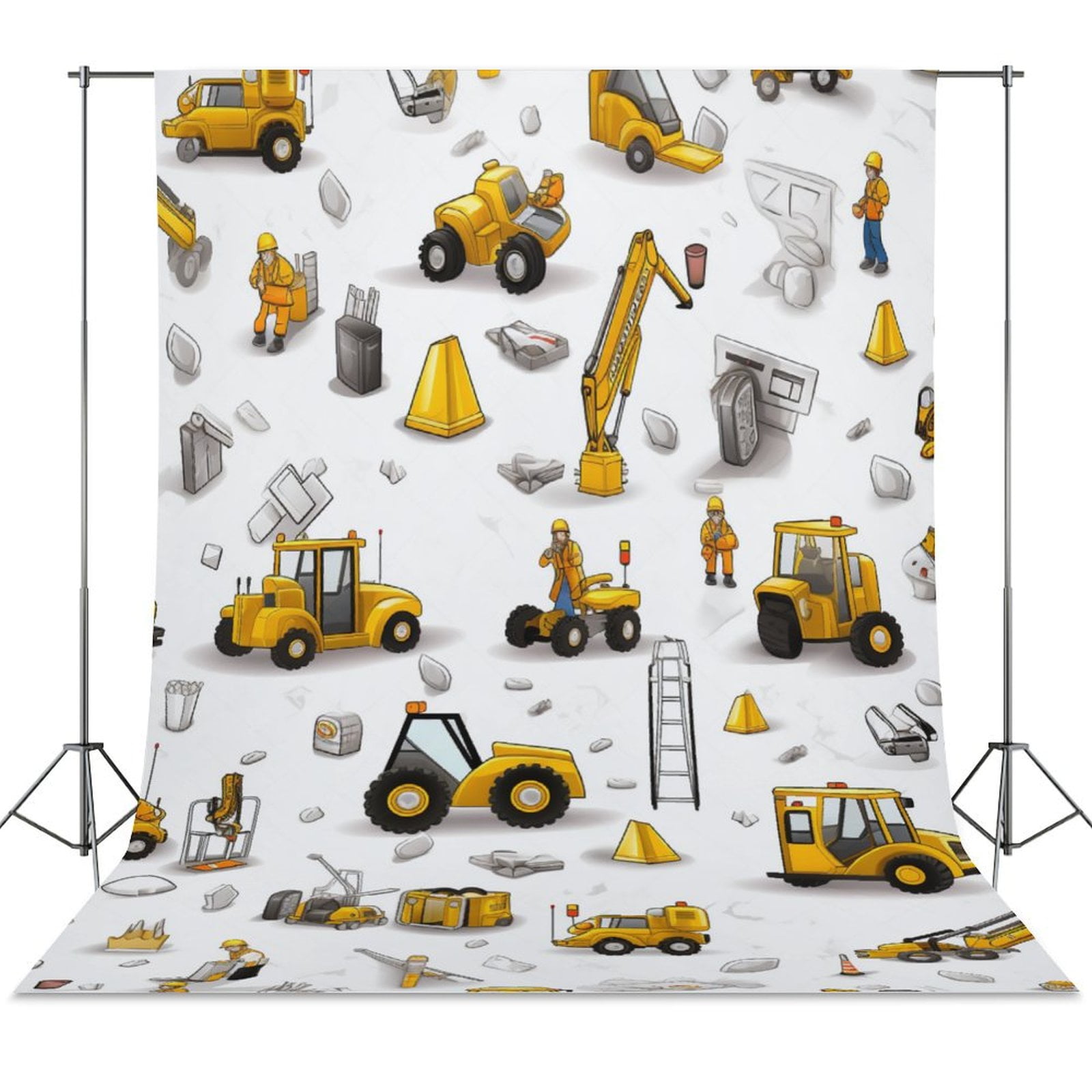 Excavator Construction Vehicle Truck Backdrops for Photography for ...