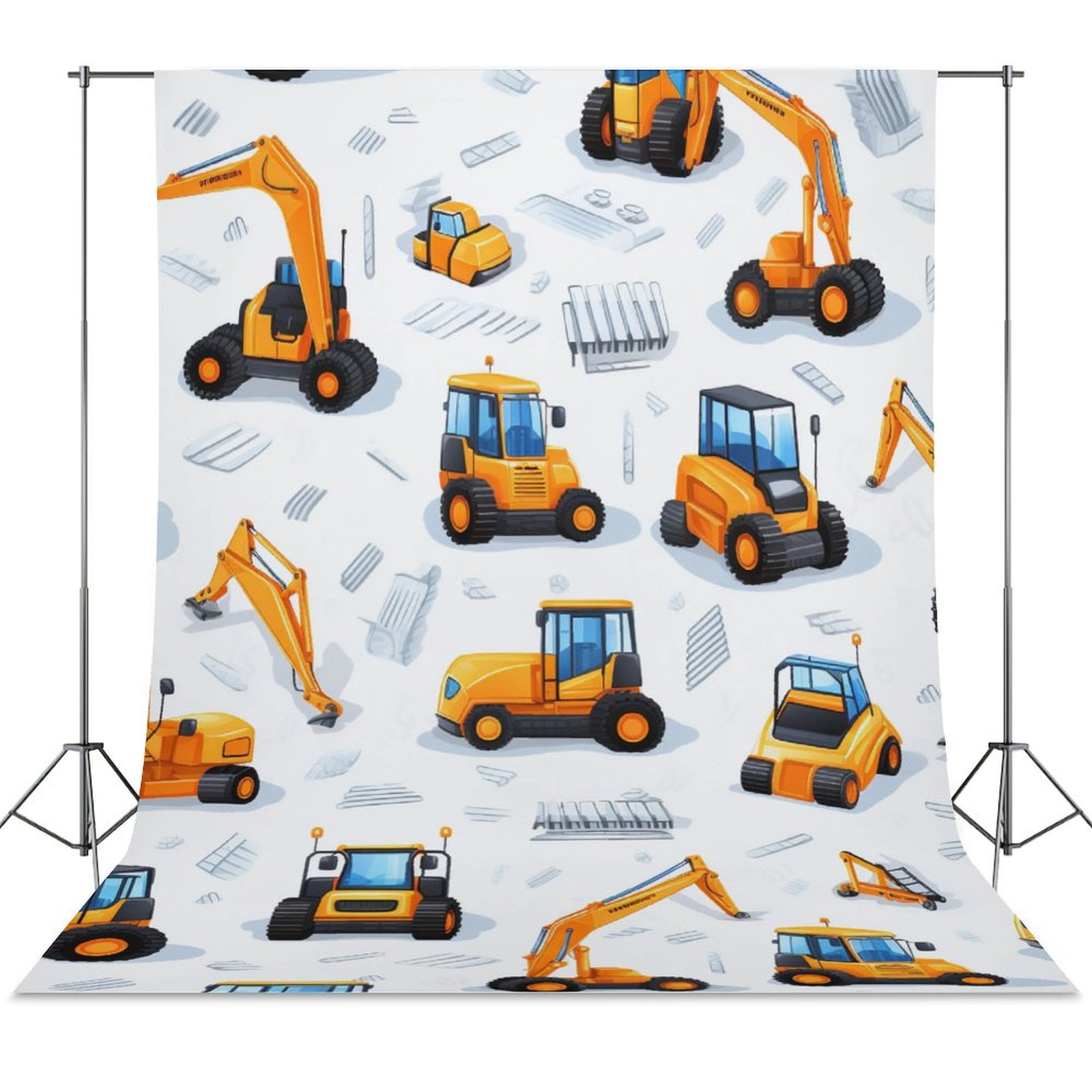 Excavator Construction Vehicle Truck Backdrops for Photography for ...
