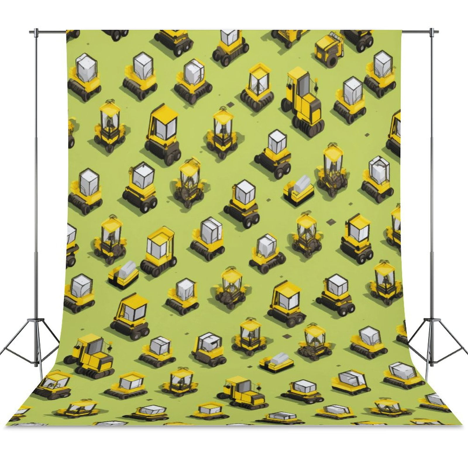 Excavator Construction Vehicle Truck Spring Wall Backdrop Background ...