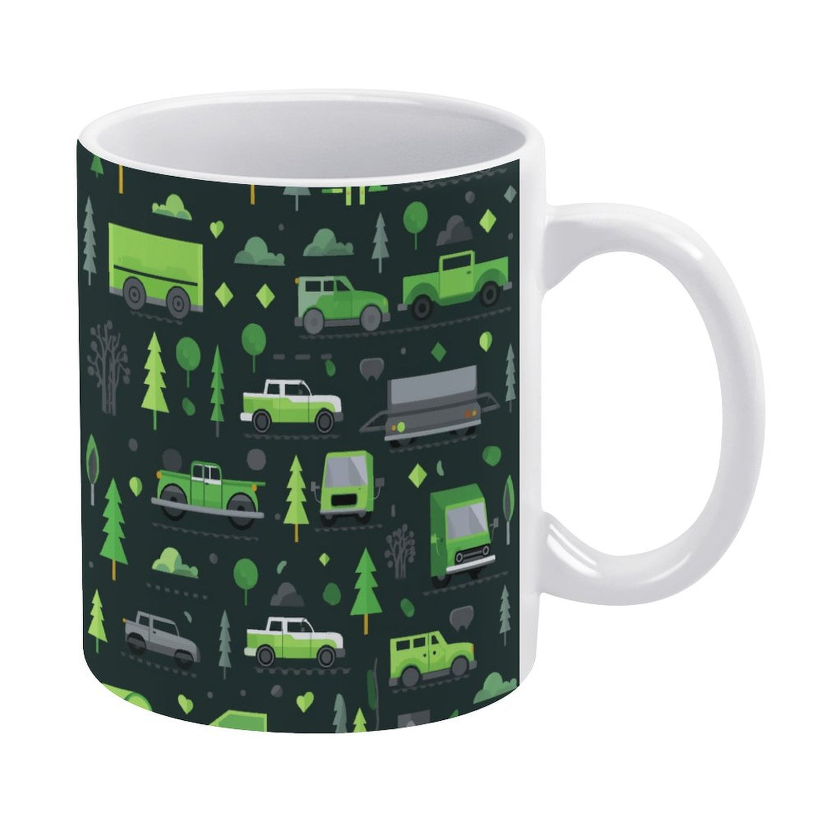Excavator Fire Truck Racing Fun Mugs Are Suitable As Birthday Gifts for ...