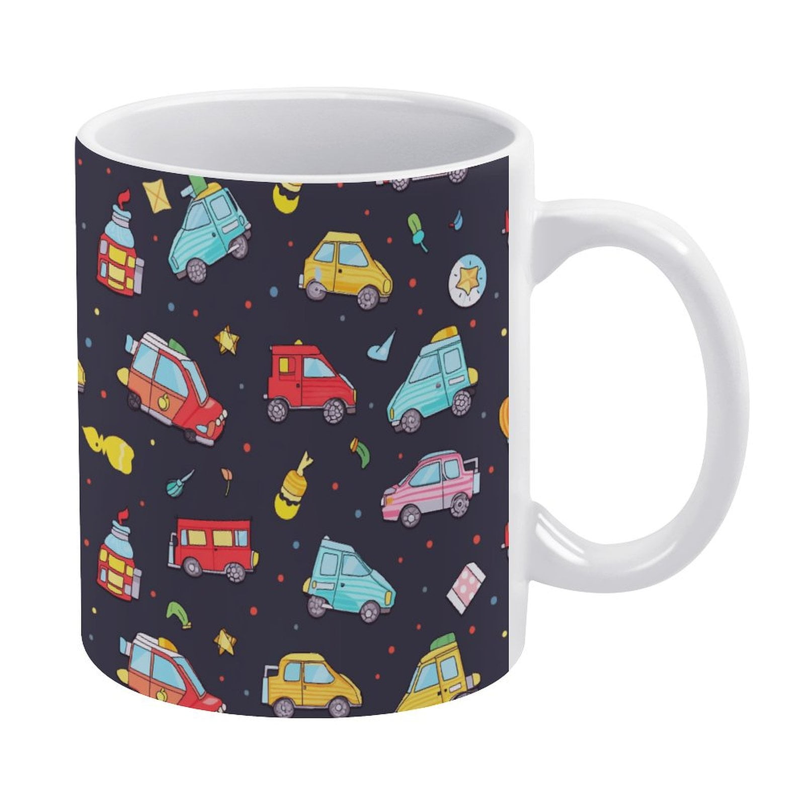 Excavator Fire Truck Racing Fun Mugs Are Suitable As Birthday Gifts for ...