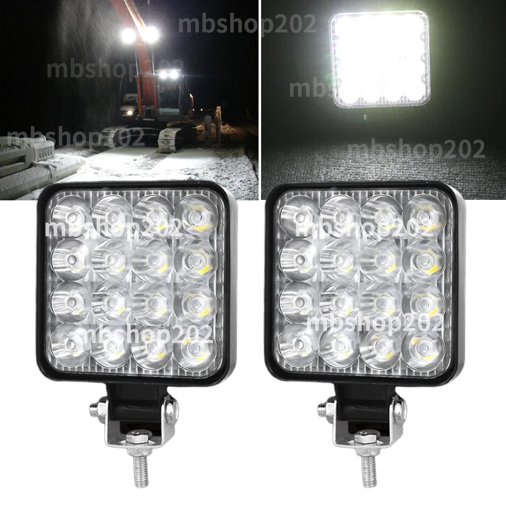 Excavator Led Headlights,Work Lights,Spotlights, 3.3 Inch Led Lights ...