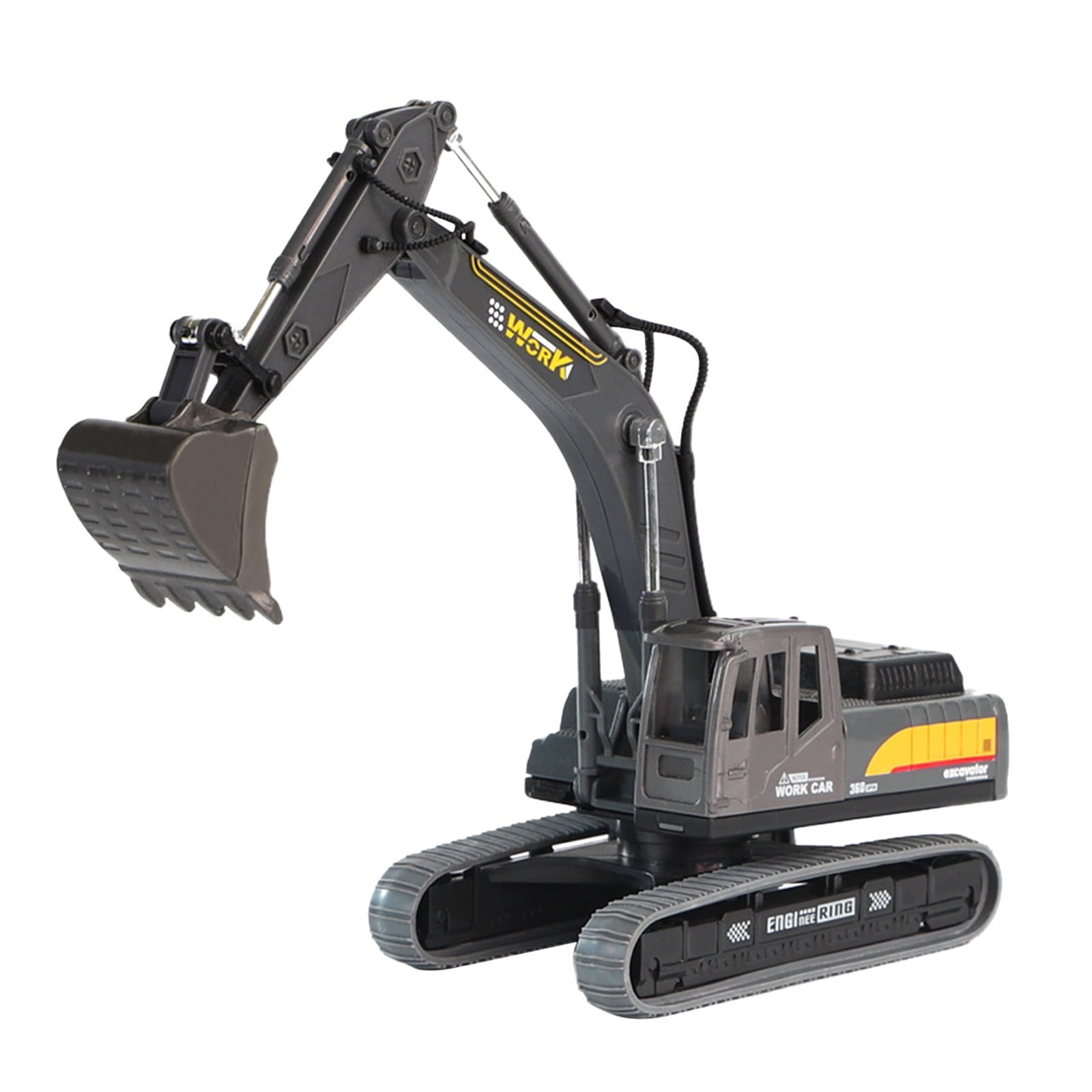 Excavator Model Toy Highly Detailed Construction Vehicle Engineering ...