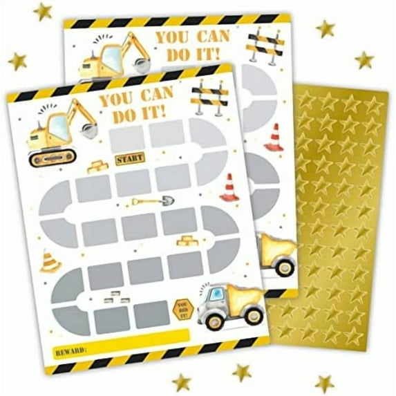 Excavator Reward Chart, Construction Incentive Chart, Positive Behavior ...