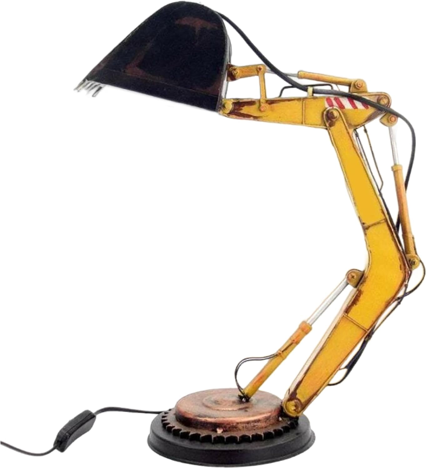 Excavator Table Lamp Boys Lamps 8x5x5 Inch Lifelike Construction Office ...
