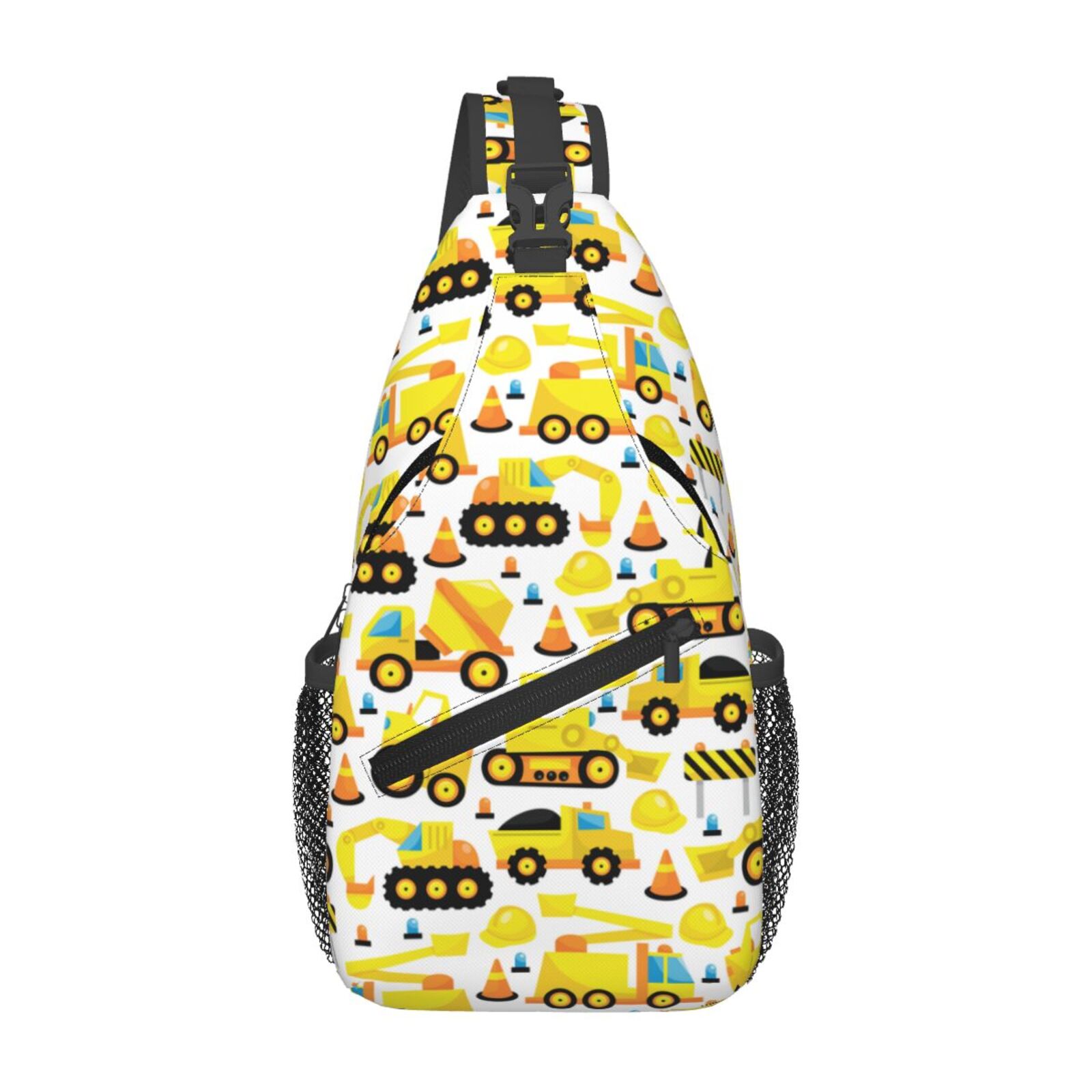 Excavator Truck Sling Bag Crossbody Chest Backpack For Women Men Casual ...