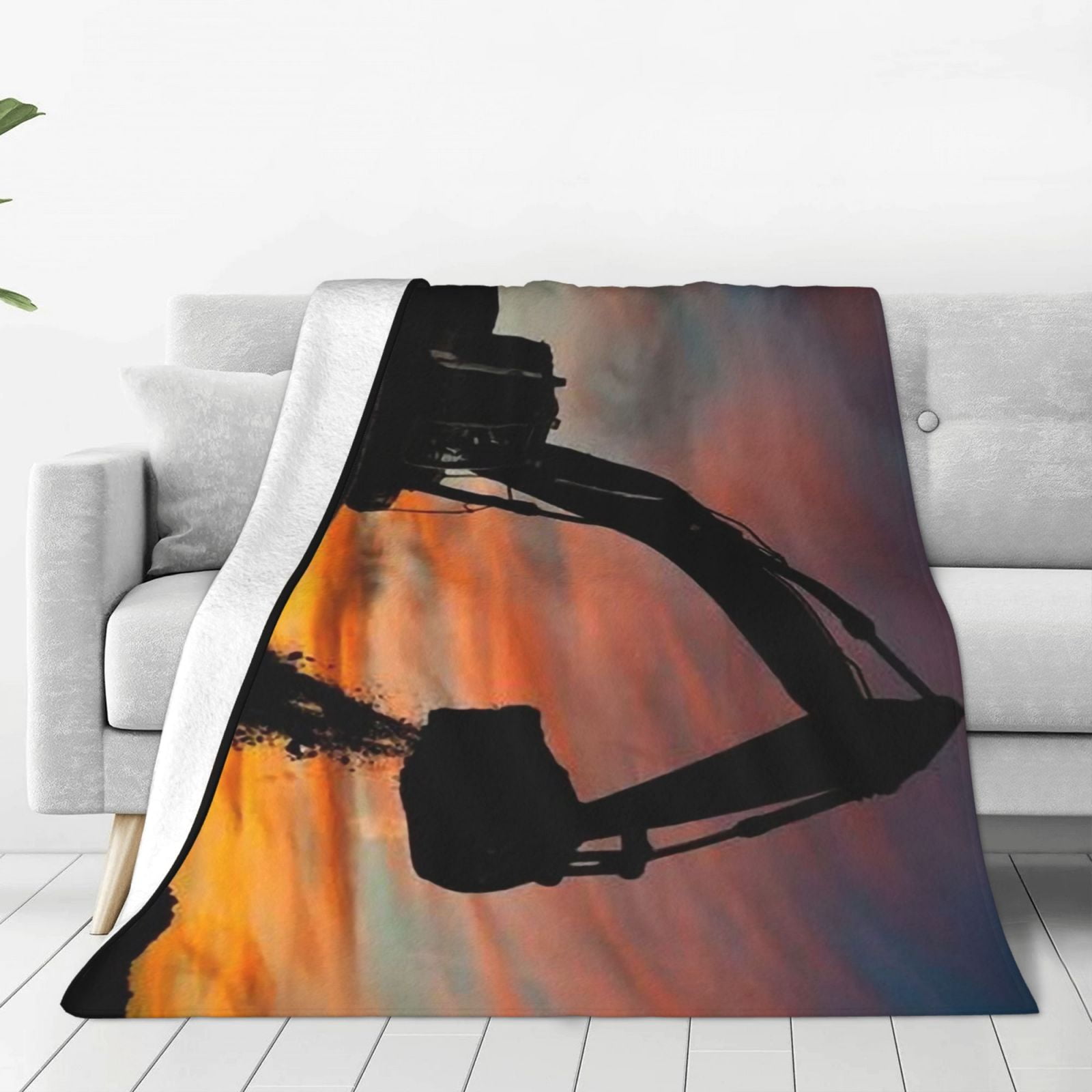Excavator Ultra-Soft Micro Fleece Blanket 3d Fashion Print All Season ...