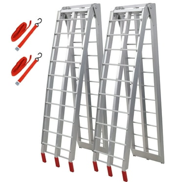 (2 pack) CargoSmart 3079 9in W x 72in L Steel Tri-Fold Loading Ramp ...
