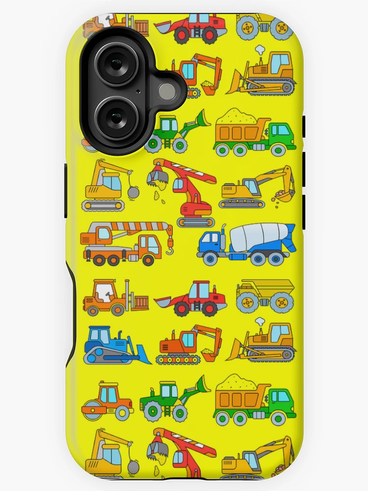 Excavators and Construction Vehicles iPhone 16/15/14/13/12/11 Pro Max ...
