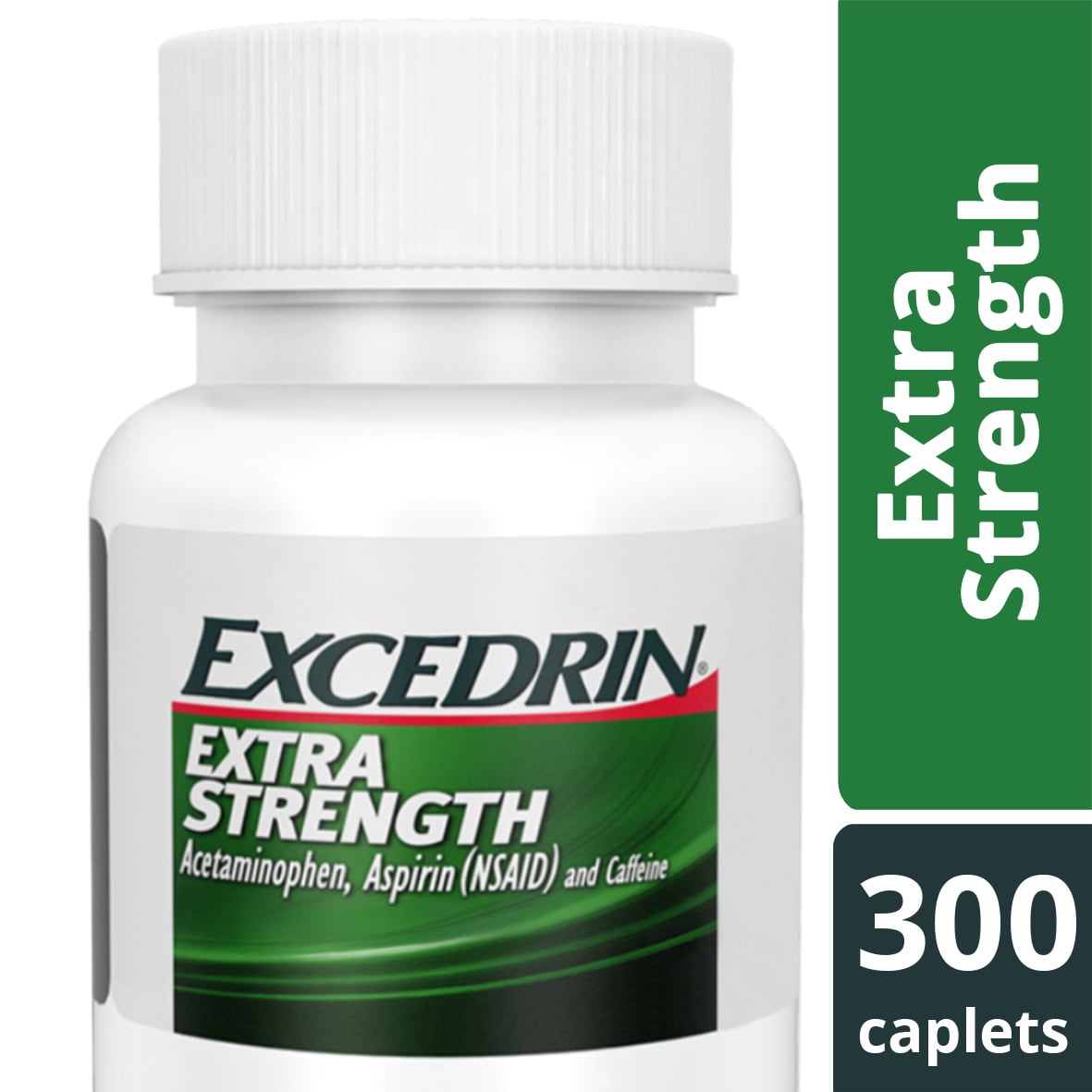 Excedrin Extra Strength Caplets for Headache Relief, 300 count HSA/FSA ...