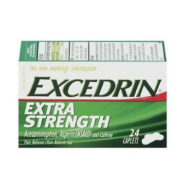 Excedrin Extra Strength Pain Reliever Caplets, 250 Ct - Walmart.com