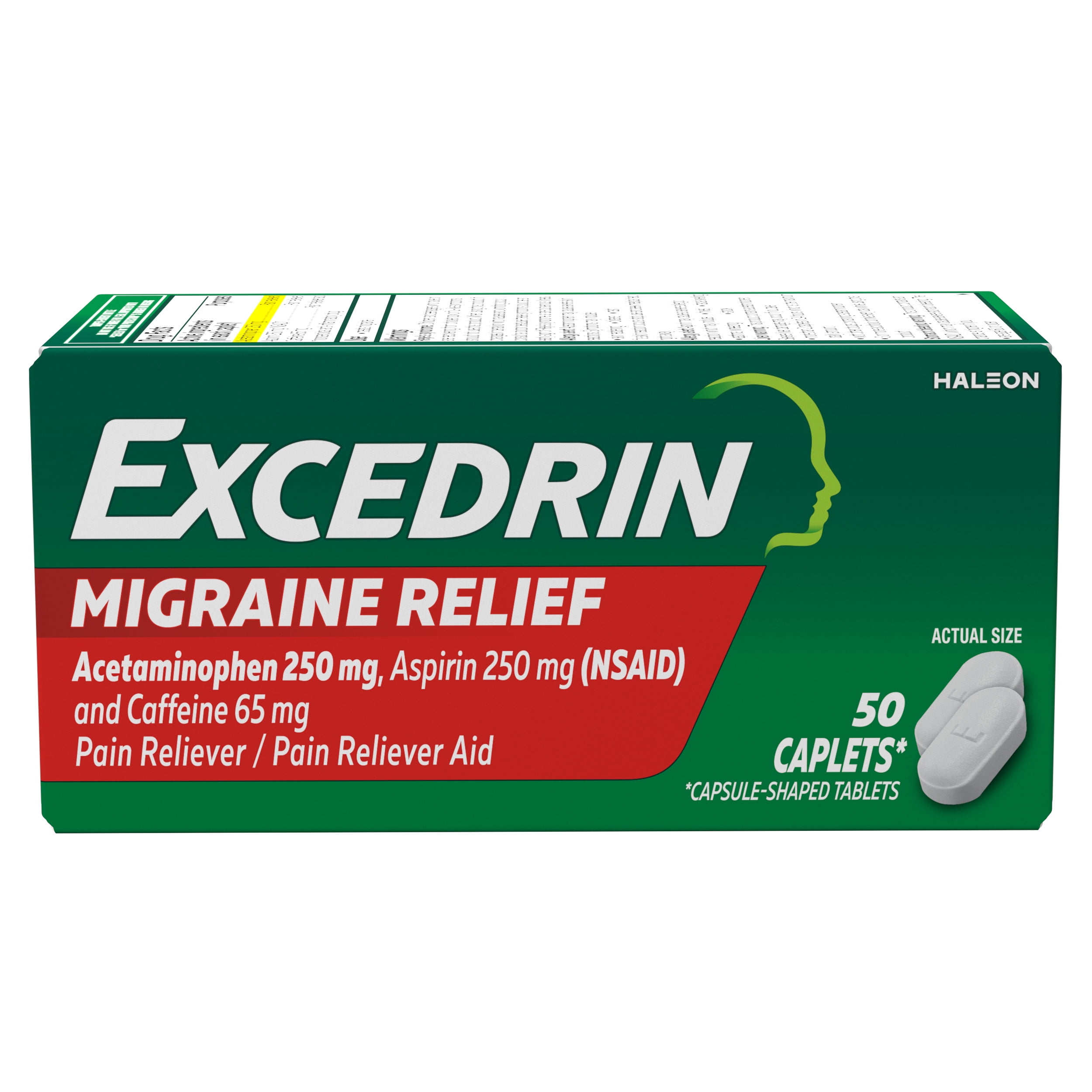 Excedrin Migraine Medicine - 50 Caplets para Alívio Angola | Ubuy