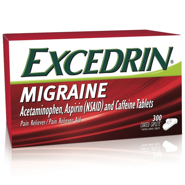 Excedrin Migraine Tablets, 300 Ct - Walmart Business Supplies