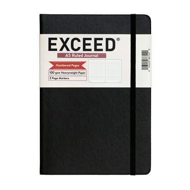 Exceed Medium Journal 100 GSM Paper, Narrow Ruled, 120 Pages, 5" x 8.25 ...