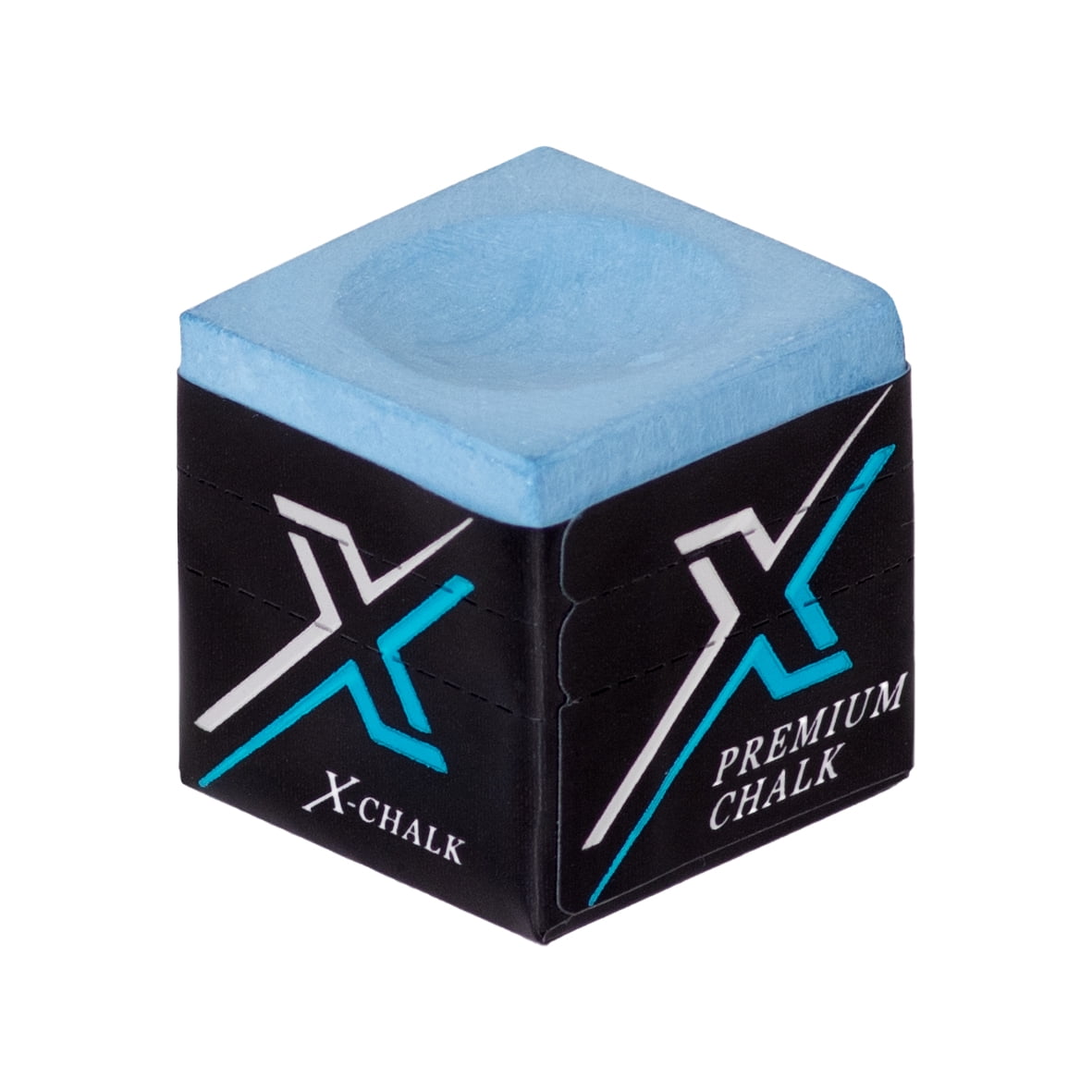 Exceed X-Chalk Pool Cue Chalk, Blue, Compact Size 0.9x0.9x0.9 in, Cue ...
