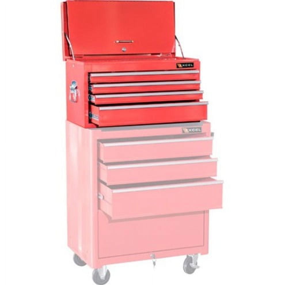 Excel 4-Drawer Portable Metal Toolbox, TB2050BBS-A - Walmart.com