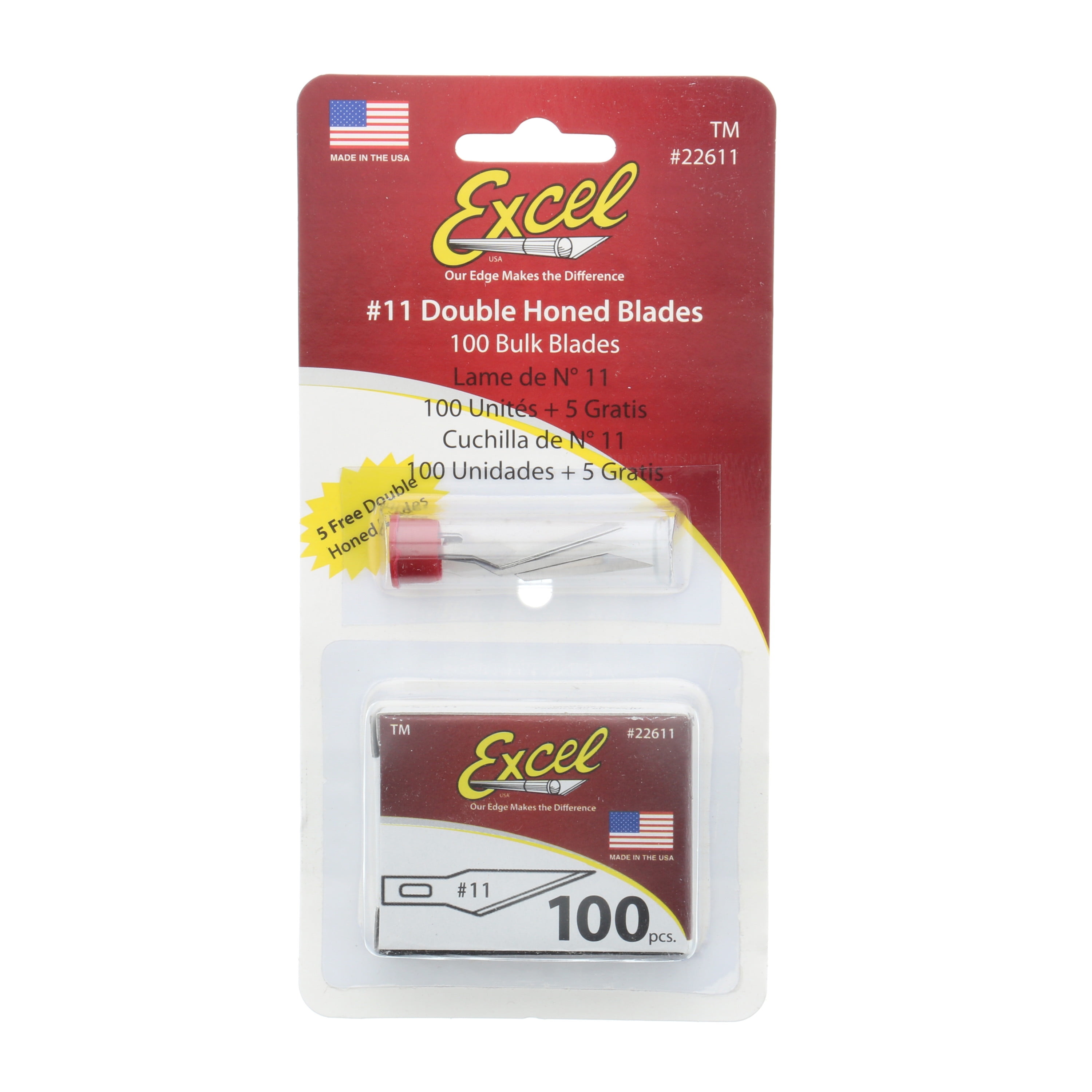 Excel B 11 Blades, 100/Pkg. - Walmart.com