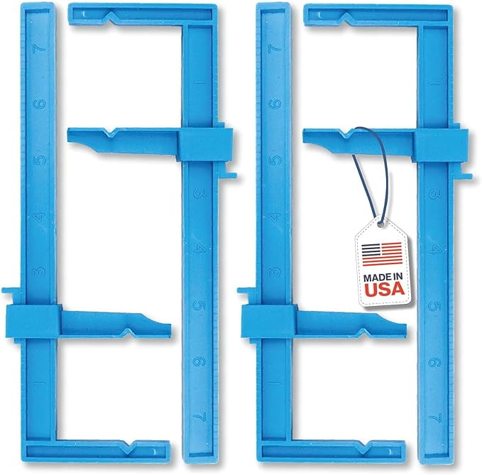 Excel Blades 7 Inch Plastic Bar Clamps, Made in USA, Adjustable for ...