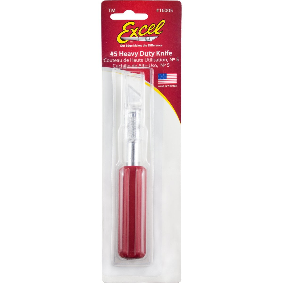 Excel Blades K5 Heavy Duty Hobby Knife with Safety Cap, Hexagonal ...