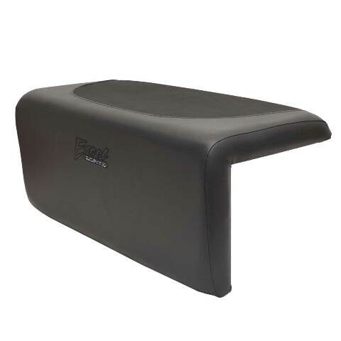 Excel Boat Leaning Post Cushion | 32 x 14 1/2 Inch Charcoal/Black - Walmart.com