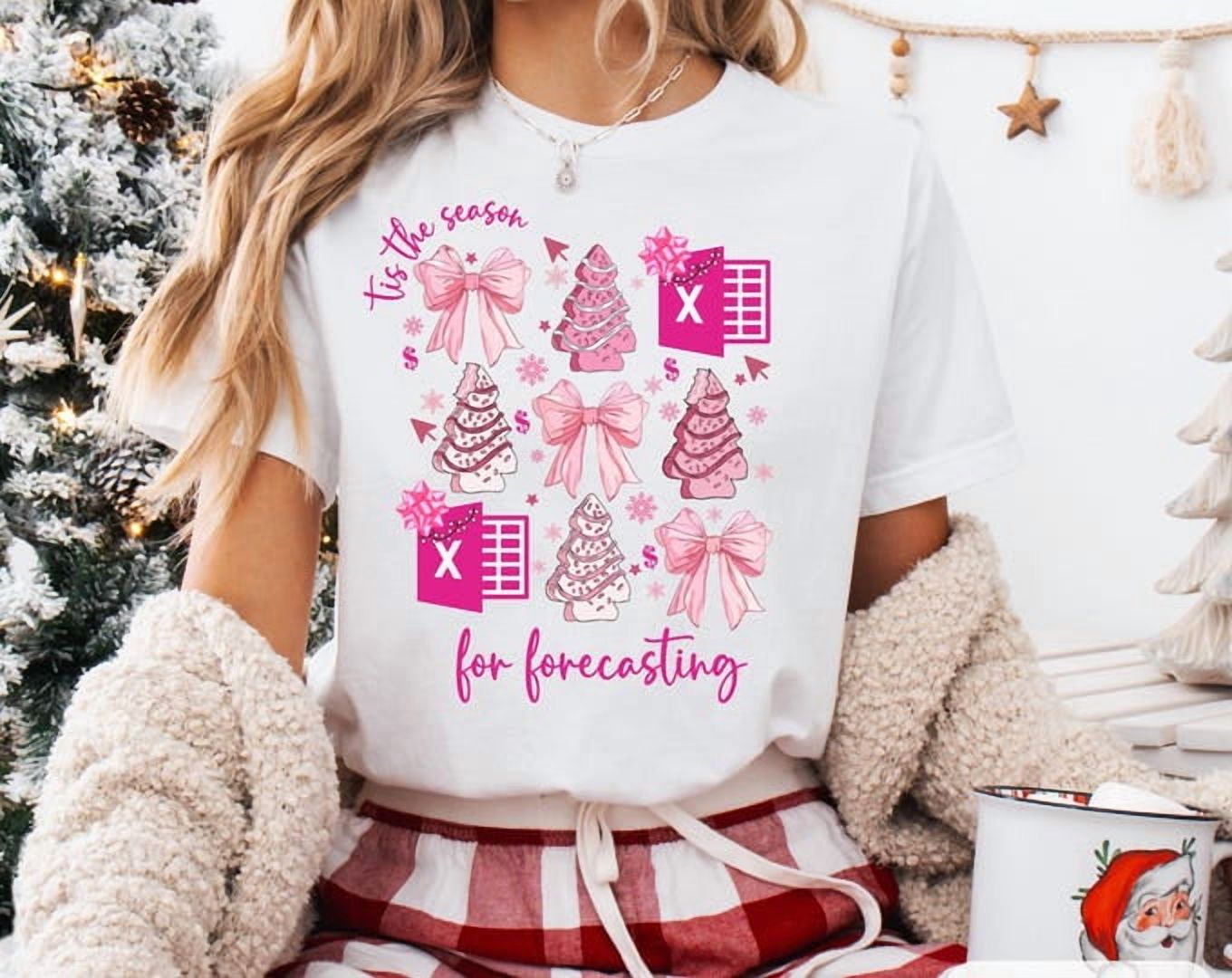 Excel Coquette Bow Cakes Shirt, Spreadsheets , Excel Shirt, Accountant ...