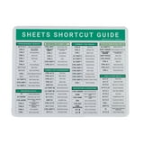 Excel Dictionary G-Sheets PC 84 Keyboard Shortcut Hotkeys Reference Guide Spreadsheets Mousepad ...
