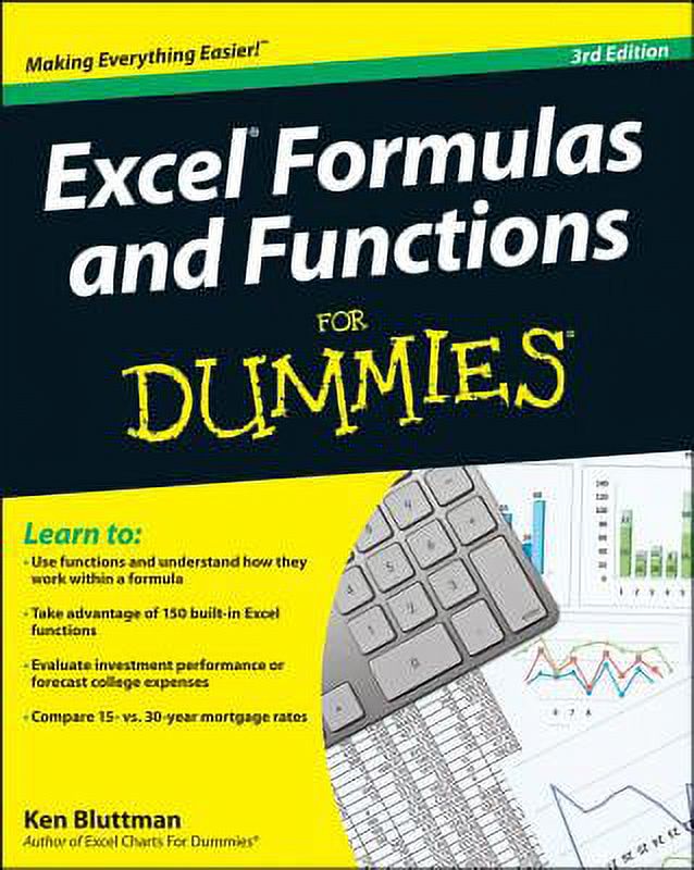 Excel Formulas and Functions for Dummies - Walmart.com