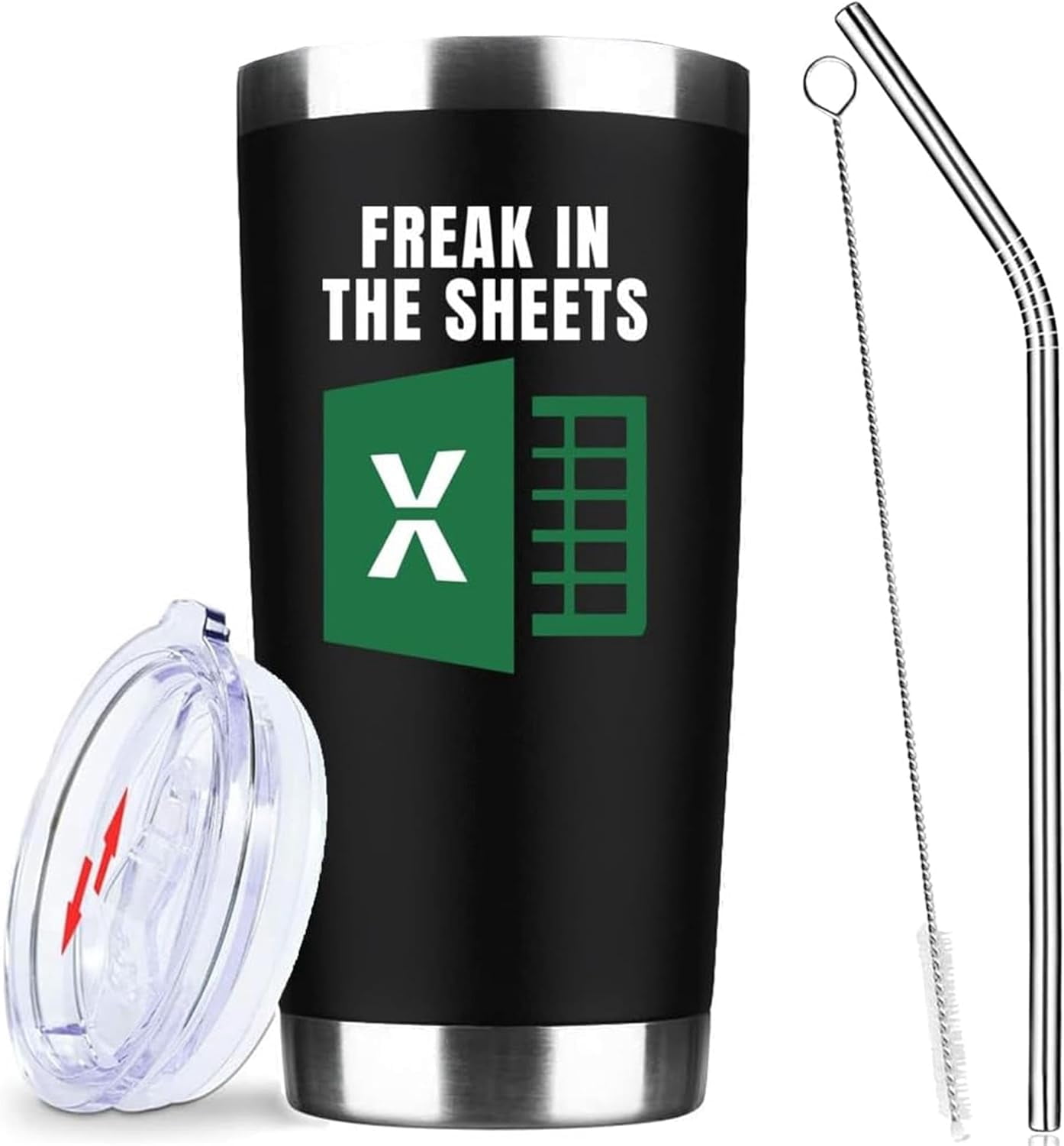 Excel Freak in The Sheets Coffee Mug,Accountant Gifts,20 Oz Insulated ...