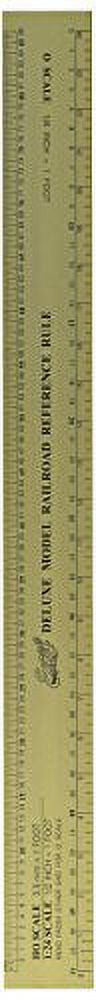 Excel Hobby Blade Corp Deluxe Model Railroad Ruler Alum. EXL55778 Hand ...