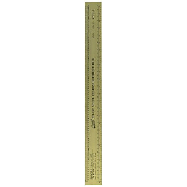 Excel Hobby Blade Corp Deluxe Model Railroad Ruler Alum. EXL55778 Hand ...
