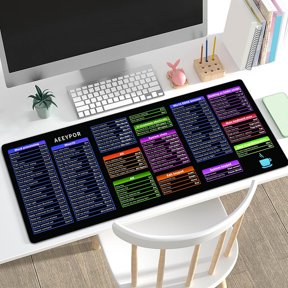 2025 Mouse Pad with Excel Shortcuts Multi-Size Extra-Thick Mouse Pad ...