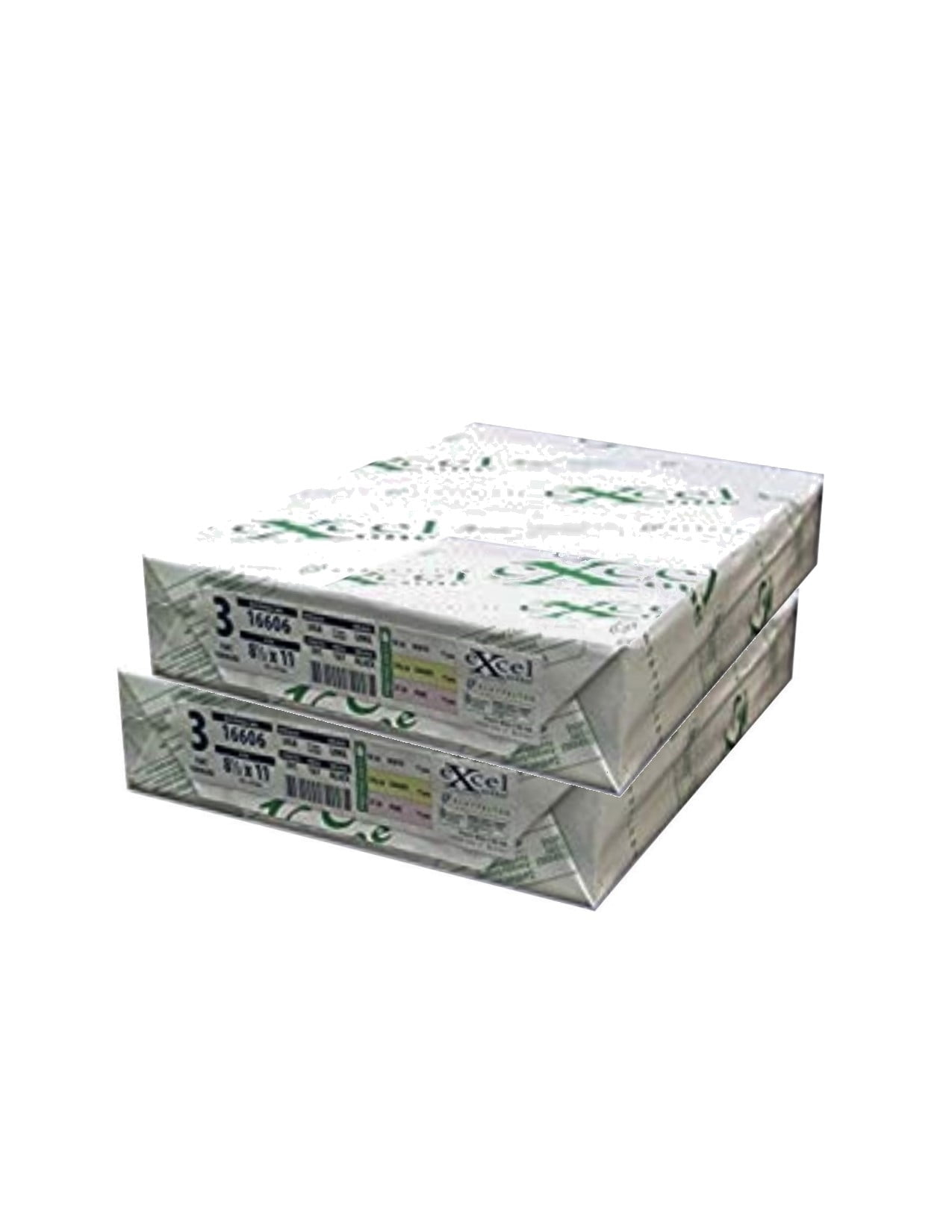 Excel One (16606) Carbonless Paper, 8.5 x 11, 3-Part Forward (Bright ...