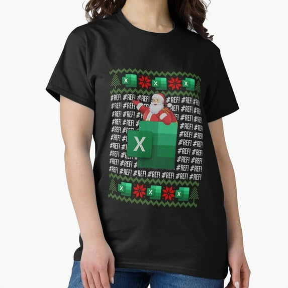 Excel REF Error Spreadsheet CPA Accountant Christmas Sweater H14896 T ...