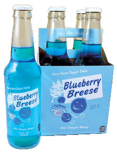 Excel Soda Excel Blueberry Breese 4-pk - Walmart.com