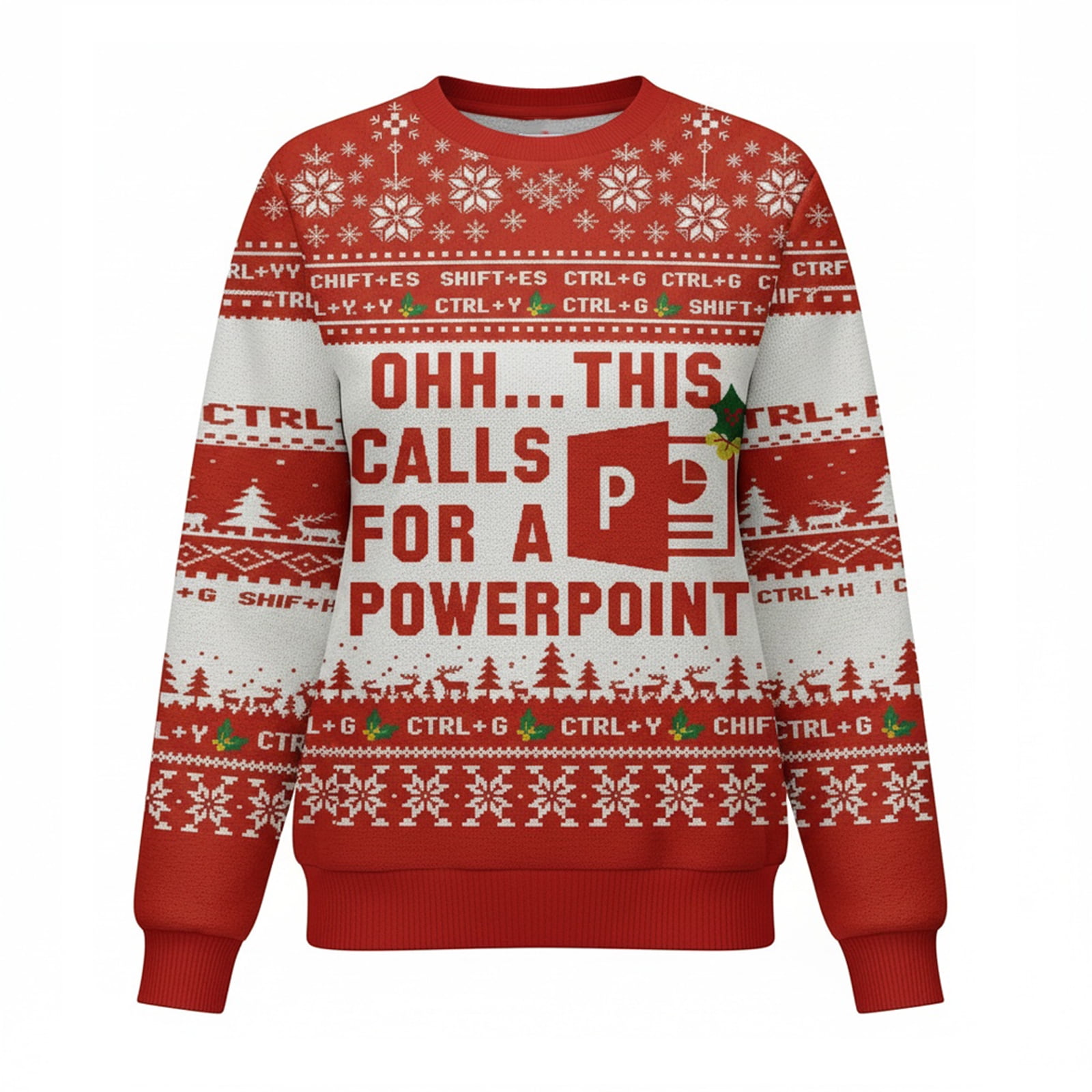 Excel Ugly Christmas Sweater - Relax I Have A Spreadsheet, Coworker ...
