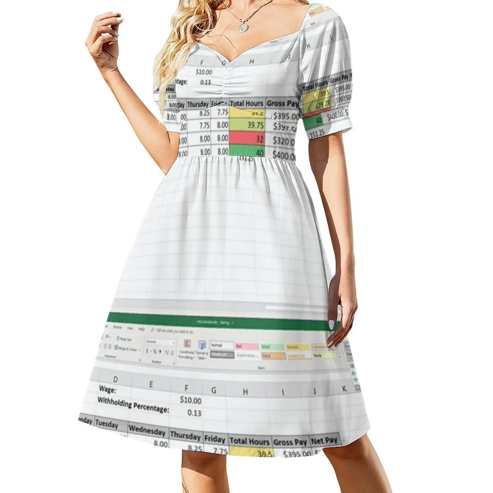 Excel spreadsheet Sleeveless Dress dresses for prom loose summer dress ...