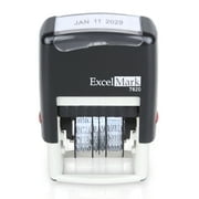 ExcelMark 7820 Self-Inking Rubber Date Stamp ? Great for Shipping ...