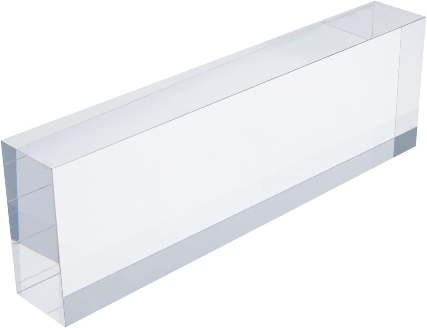 ExcelMark Blank Clear Acrylic Block (2.5 x 8, inches) - Walmart.com