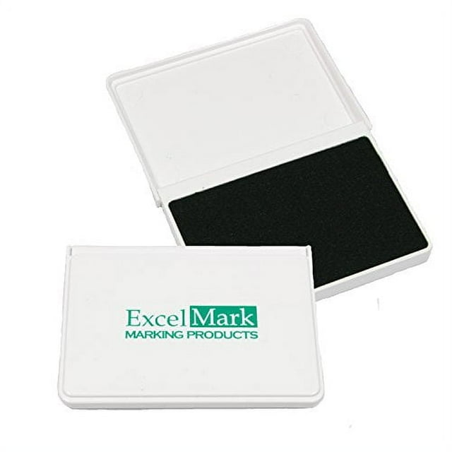 ExcelMark Green Ink Pad for Rubber Stamps 2-1/8 inches by 3-1/4 inches ...