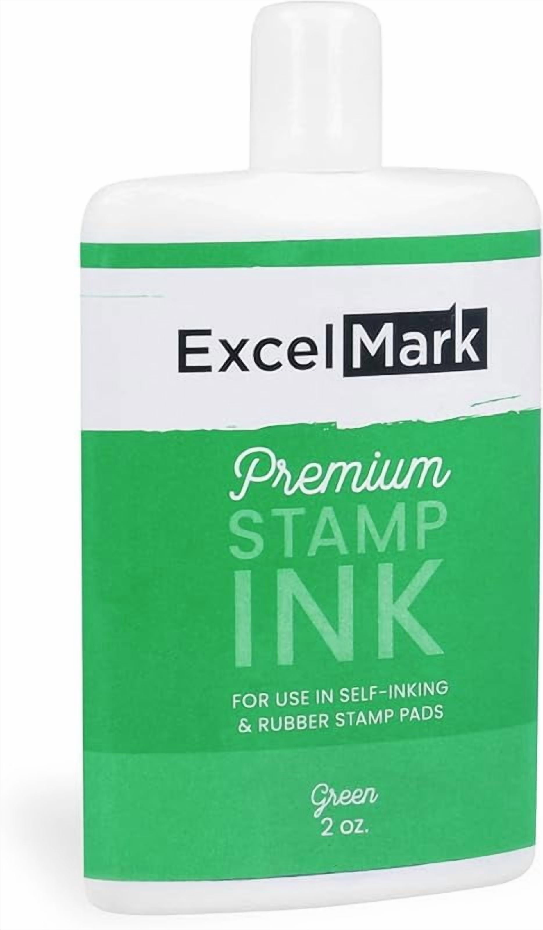 ExcelMark Stamp Ink – Ink Refill for Stamp Pads & Self-Inking Stamps ...