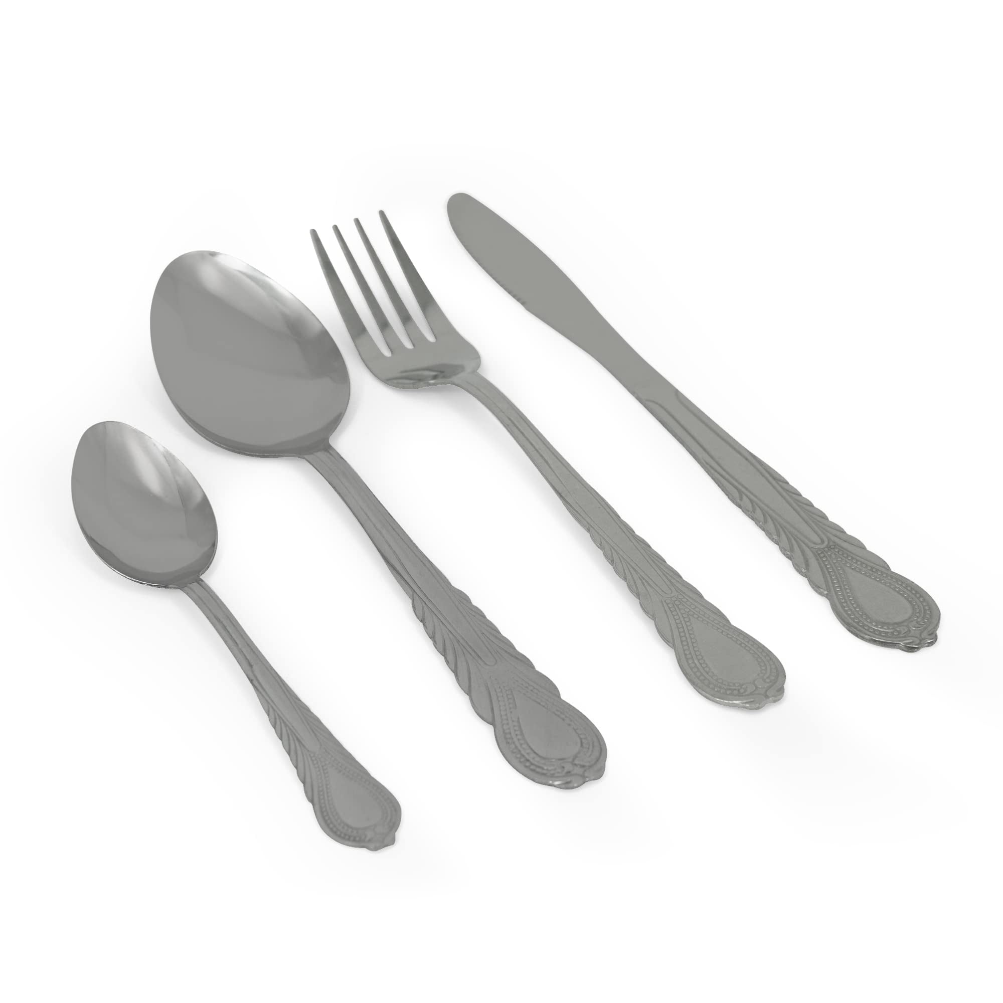ExcelSteel 16 Pc Stainless Steel Flatware Set, Small - Walmart.com