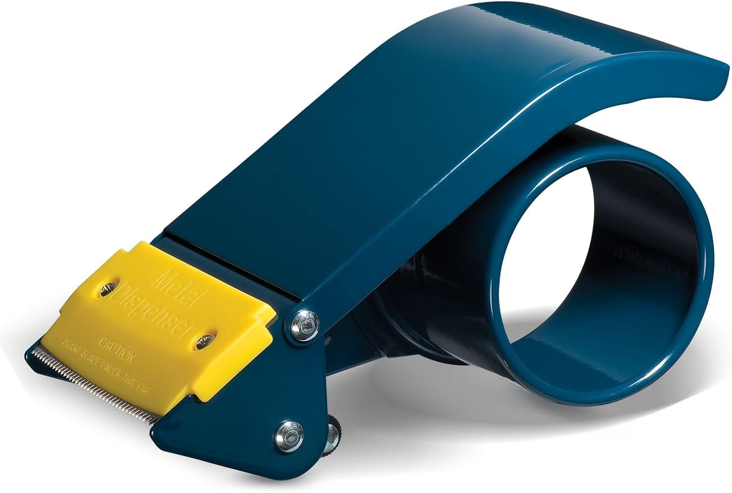 Excell 3" Wide Handheld Tape Dispenser with Durable Metal Construction ...